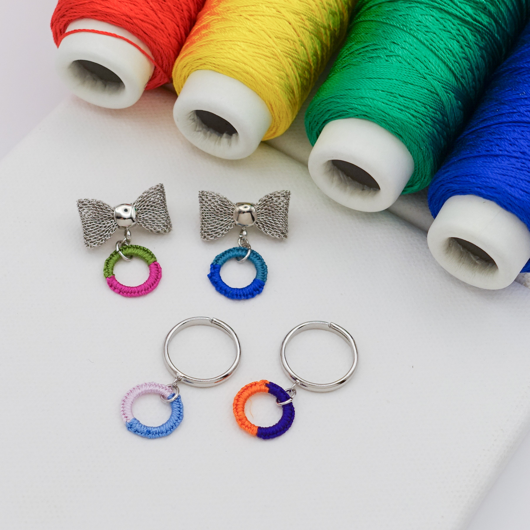 絹糸を使ったリングワークのワークショップ | iichi 日々の暮らしを心地よくするハンドメイドやアンティークのマーケットプレイス