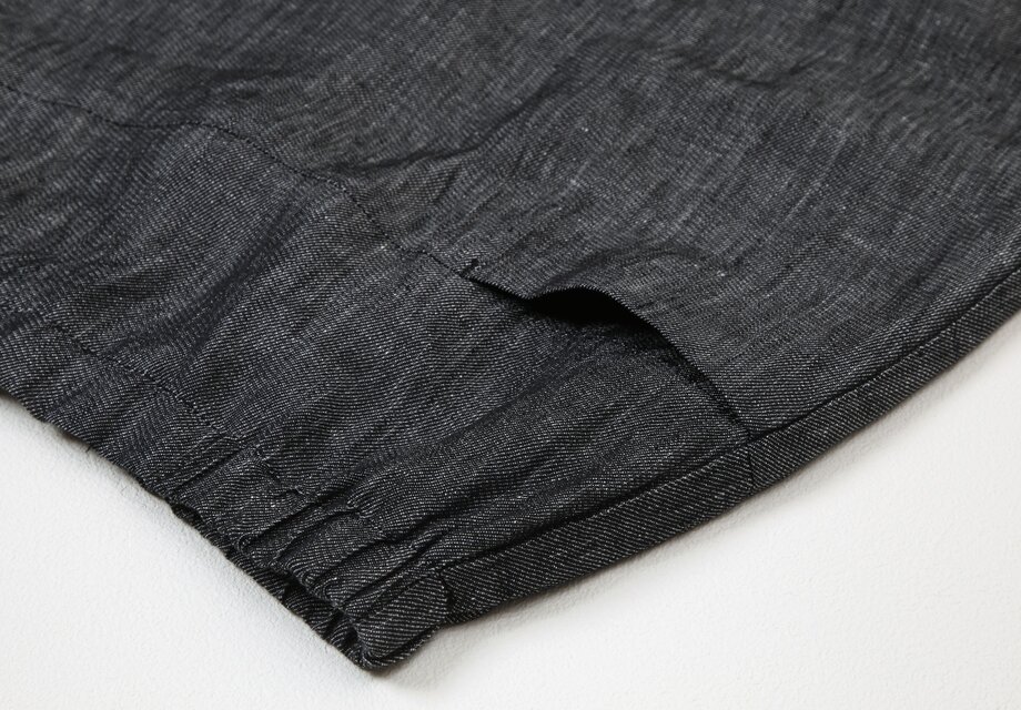 #441シンプルスカート(黒デニム調) | iichi 日々の暮らしを心地よくするハンドメイドやアンティークのマーケットプレイス