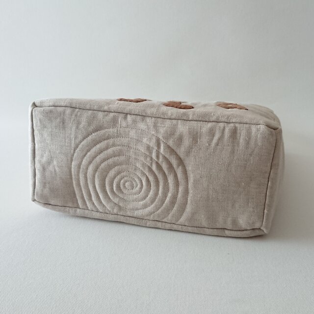 annco linen one-shoulder bag [beige] | iichi 日々の暮らしを心地よくするハンドメイドやアンティークのマーケットプレイス