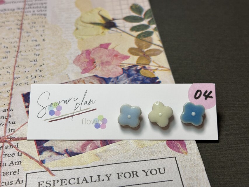 【flower 04】 | iichi 日々の暮らしを心地よくするハンドメイドやアンティークのマーケットプレイス