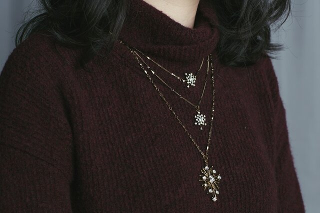 COR-DATE MissGrace,きらきら星空ネックレス | iichi ハンドメイド・クラフト作品・手仕事品の通販