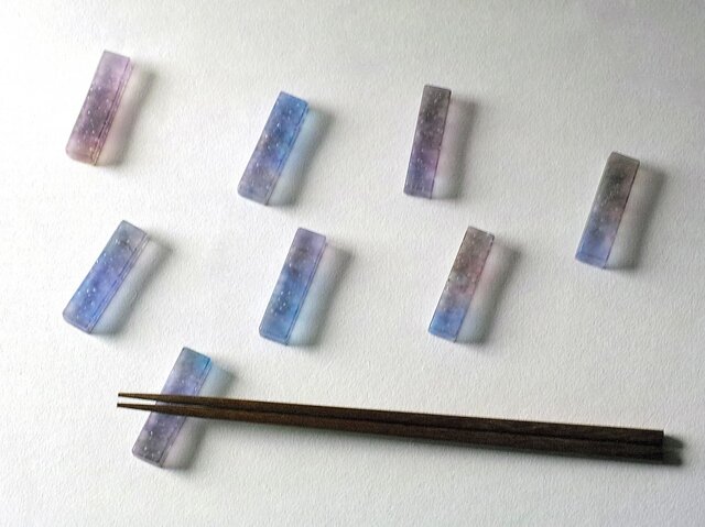 soramizu ガラスの箸置 3点セット | iichi ハンドメイド・クラフト作品・手仕事品の通販