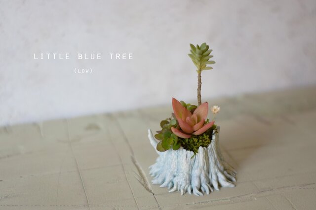 Little blue tree (fallen) | echidna jin | ハンドメイド通販 iichi（いいち）