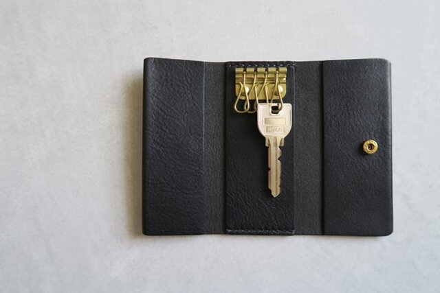 Key case_bk | iichi ハンドメイド・クラフト作品・手仕事品の通販