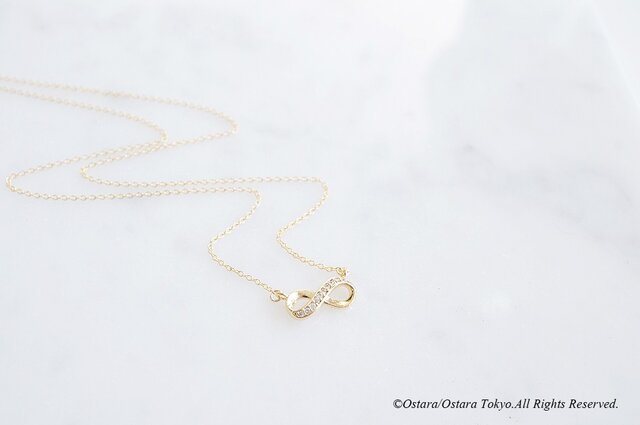 【14KGF】Necklace,Infinity LOVE | iichi ハンドメイド・クラフト作品・手仕事品の通販