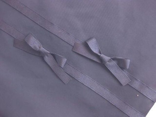 防水プール・サブバック 紺色＋紺リボン | iichi 日々の暮らしを心地よくするハンドメイドやアンティークのマーケットプレイス