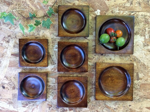 クルミのトレイ【7枚セット】#407 | iichi ハンドメイド・クラフト作品・手仕事品の通販