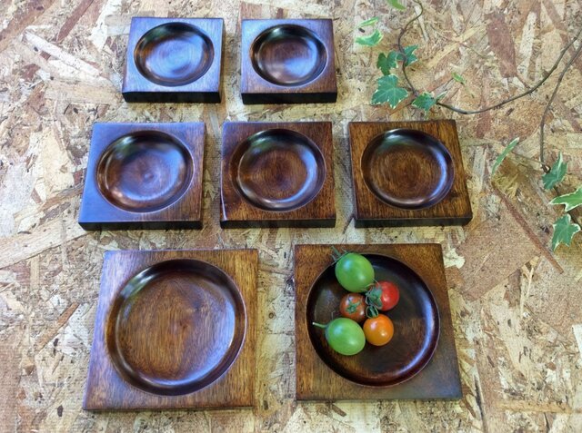 クルミのトレイ【7枚セット】#407 | iichi ハンドメイド・クラフト作品・手仕事品の通販