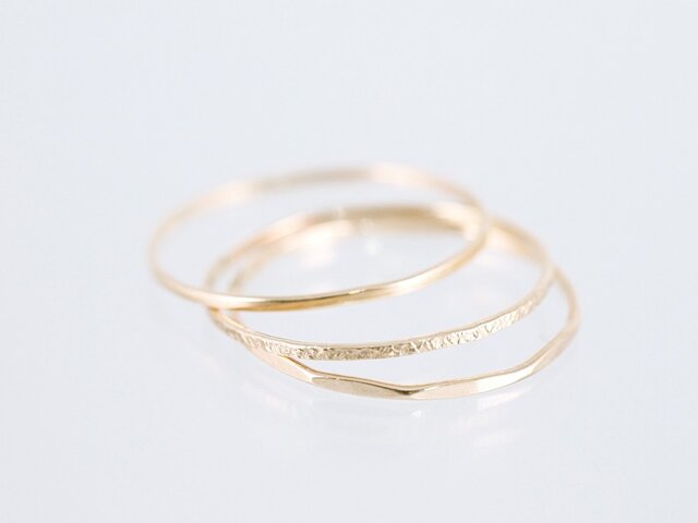 Layered Rings / Three | iichi 日々の暮らしを心地よくするハンドメイドやアンティークのマーケットプレイス