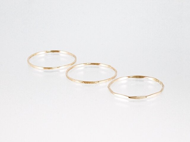 Layered Rings / Three | iichi 日々の暮らしを心地よくするハンドメイドやアンティークのマーケットプレイス