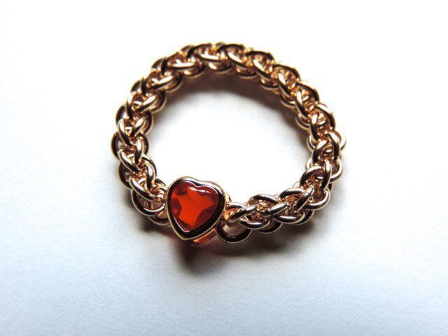 The four elements/fire-RH 』Ring by K14GF | iichi 上質なハンドメイド通販サイト