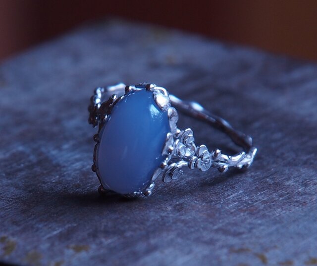 朝もやのリング SV/RP | iichi 日々の暮らしを心地よくするハンドメイドやアンティークのマーケットプレイス