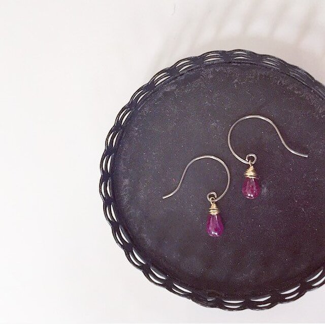 ruby＊pierce | m*m Olive | ハンドメイド通販 iichi（いいち）