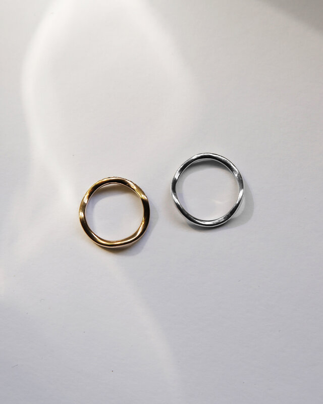 flux 波ring silver | iichi ハンドメイド・クラフト作品・手仕事品の通販