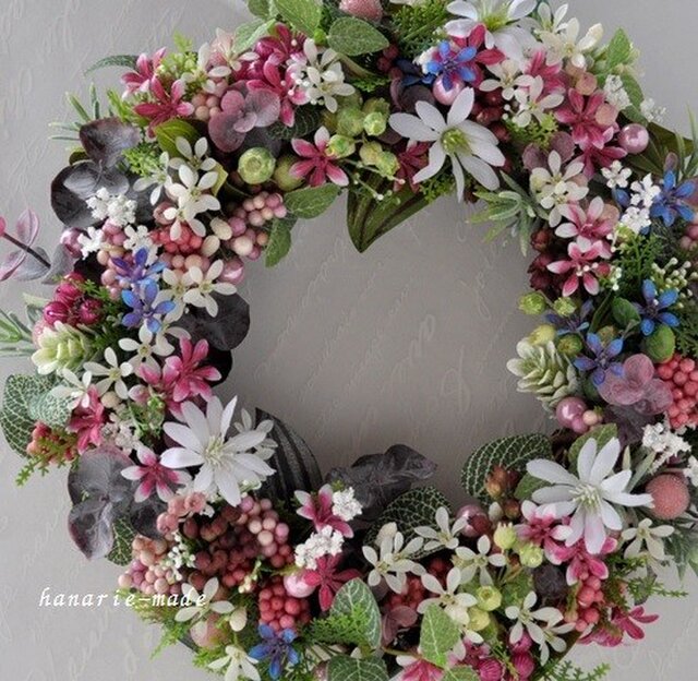 森の小道：small flowers＆ shine balls | iichi ハンドメイド・クラフト作品・手仕事品の通販