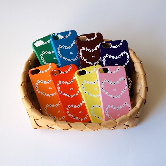 【iPhone/Android】側表面印刷＊ハード型＊スマホケース「humming heart ( red )」 | iichi ハンドメイド・クラフト作品・手仕事品の通販