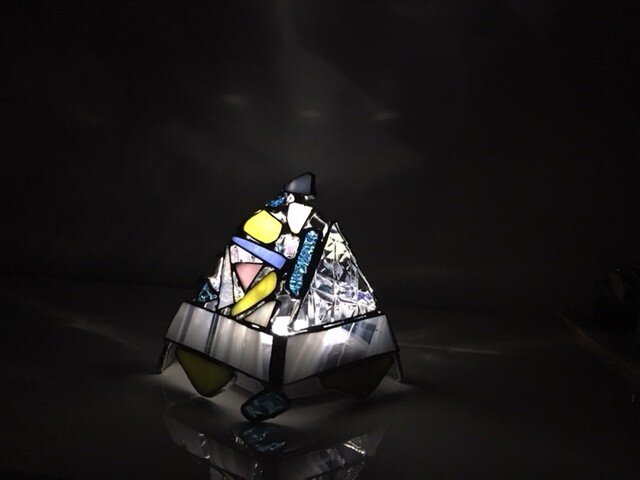 『ミッドナイト』LEDライト クリアー ガラス Bay View | iichi ハンドメイド・クラフト作品・手仕事品の通販