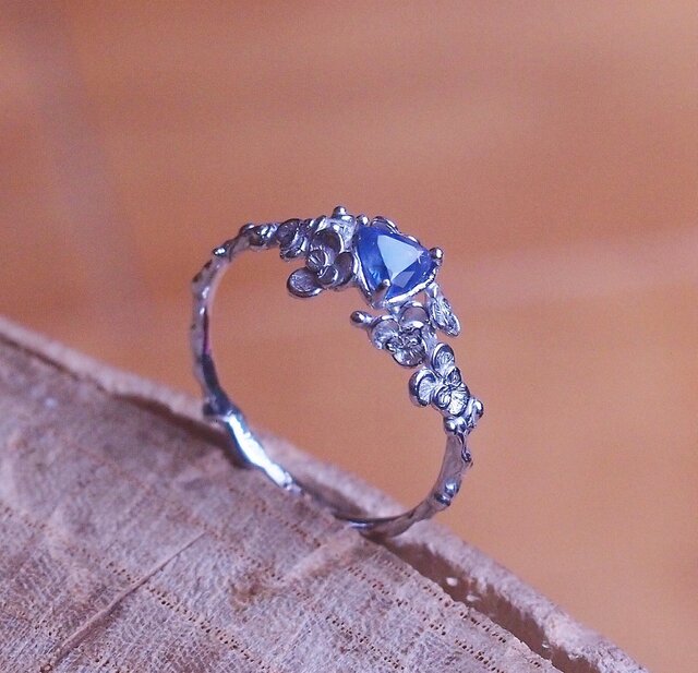 すみれのリング SV・RP | iichi ハンドメイド・クラフト作品・手仕事品の通販