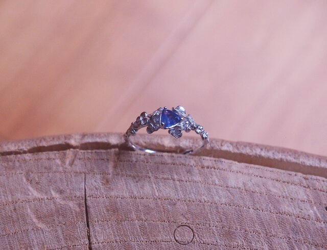 すみれのリング SV・RP | iichi ハンドメイド・クラフト作品・手仕事品の通販