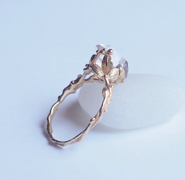 木漏れ日のリングSV・k22GP | iichi 日々の暮らしを心地よくするハンドメイドやアンティークのマーケットプレイス