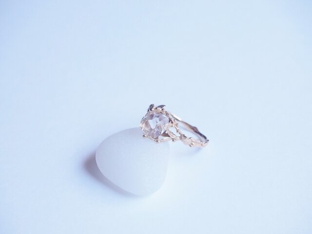 木漏れ日のリングSV・k22GP | iichi 日々の暮らしを心地よくするハンドメイドやアンティークのマーケットプレイス