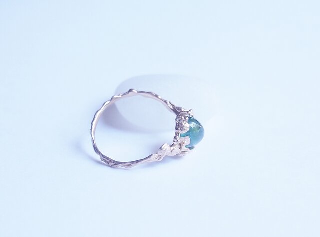 蔦のリング SV．k18GP | iichi ハンドメイド・クラフト作品・手仕事品の通販