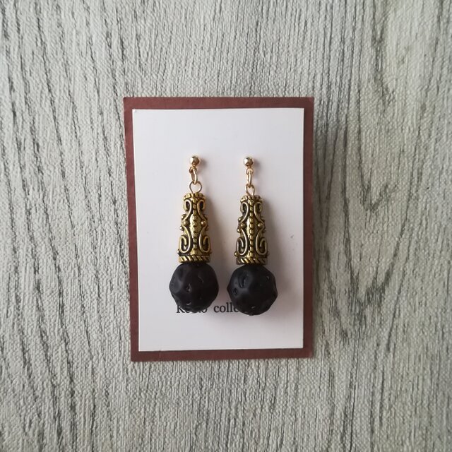 gold black piasu | Keiko Collection | ハンドメイド通販 iichi（いいち）
