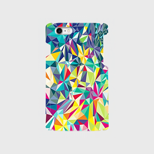 ジオメトリックパターン （マルチカラー）iphone 5/5s/6/6s/SE/7専用 ハードケース | 5pupil69 | ハンドメイド通販 iichi（いいち）