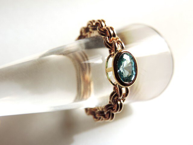 Sky&ocean ( inner ) 』Ring by K14GF | iichi 日々の暮らしを心地よくするハンドメイドやアンティークのマーケットプレイス