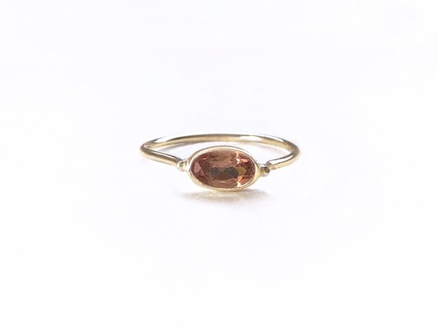 一点もの Cinnamon Zircon リング/受注制作 | iichi ハンドメイド・クラフト作品・手仕事品の通販