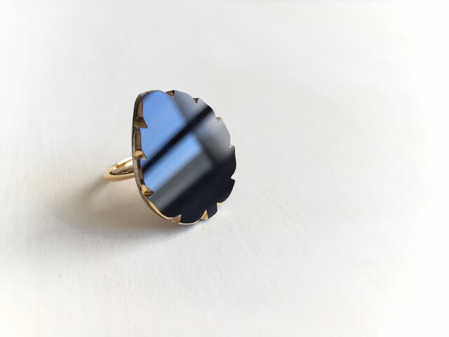 coco-leaf ring | iichi ハンドメイド・クラフト作品・手仕事品の通販
