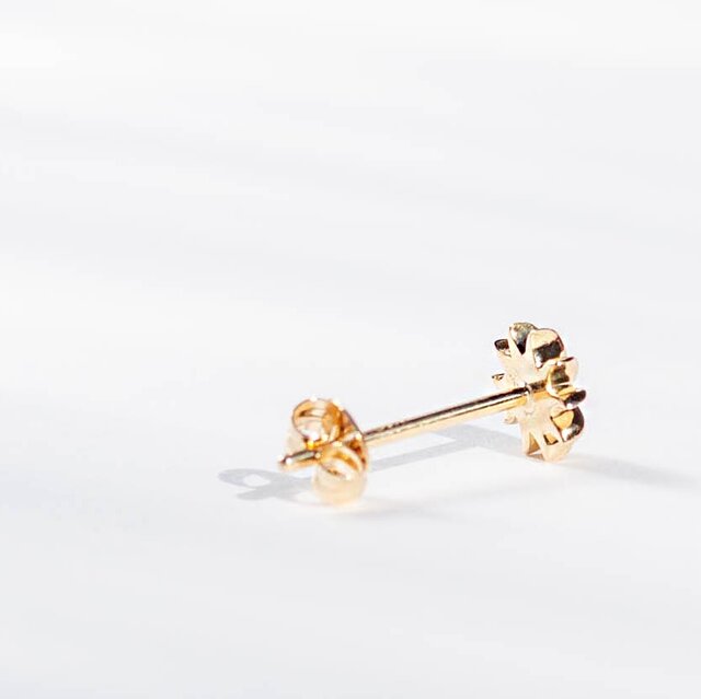 Allison -Pierce- TOPK18YG/PG×Diamond 0.02ct | iichi ハンドメイド・クラフト作品・手仕事品の通販