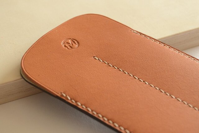 万年筆ケース 2本差し（ツートン） | Marubayashi | ハンドメイド通販 iichi（いいち）