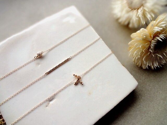 ブレスレット 14kgf Ball | iichi 日々の暮らしを心地よくするハンドメイドやアンティークのマーケットプレイス