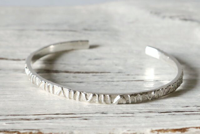 Native bangle (sv)★ネイティブ★バングル★シルバー★細 | Argent*Bar | ハンドメイド通販 iichi（いいち）
