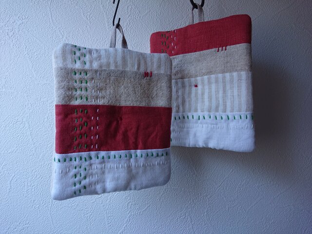 つぎはぎなべつかみ " noel 2018 " | iichi ハンドメイド・クラフト作品・手仕事品の通販