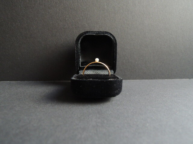 14kgf tiny パールリング | iichi ハンドメイド・クラフト作品・手仕事品の通販
