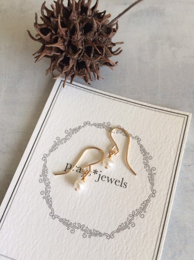 14kgf Tiny pearls | iichi ハンドメイド・クラフト作品・手仕事品の通販