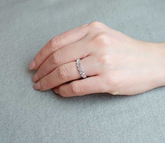 SV（Rh）リング「limone piccolo」 | iichi ハンドメイド・クラフト作品・手仕事品の通販