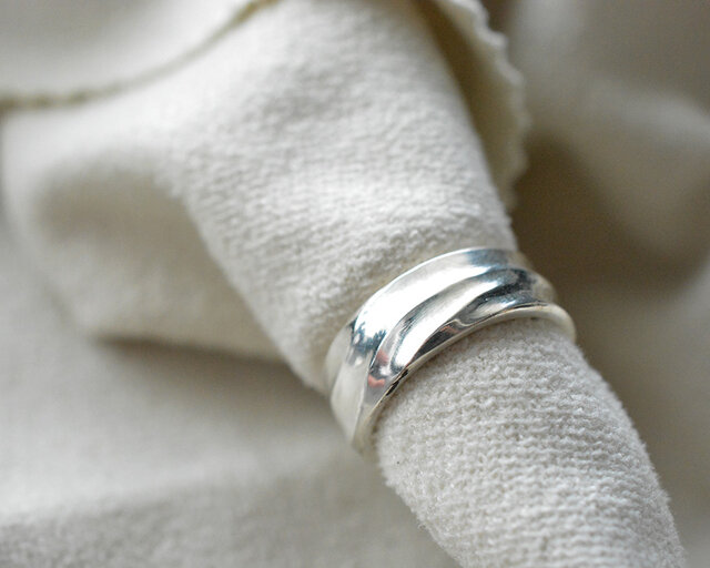 シルバーリング flow | iichi ハンドメイド・クラフト作品・手仕事品の通販