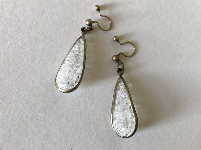 ノンホールピアス No.968クランチ | まめ | ハンドメイド通販 iichi（いいち）