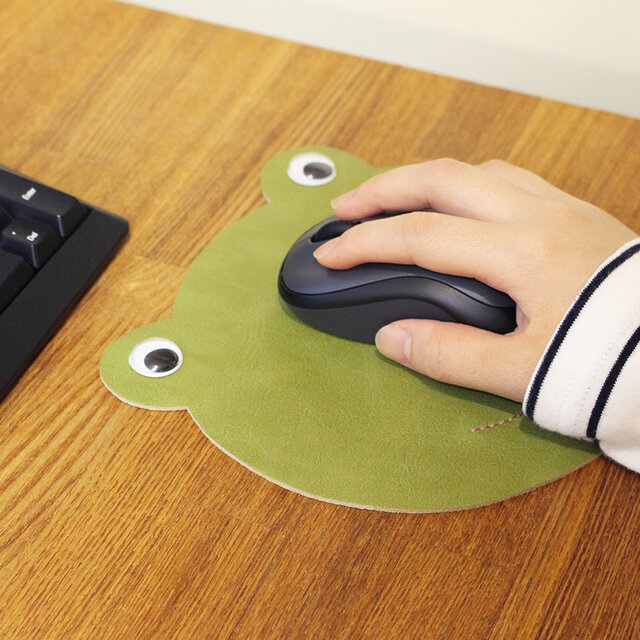 クマさん カエルさん マウスパッド (MSPAD) 日本製 国産素材【納期5～18日】 | iichi ハンドメイド・クラフト作品・手仕事品の通販