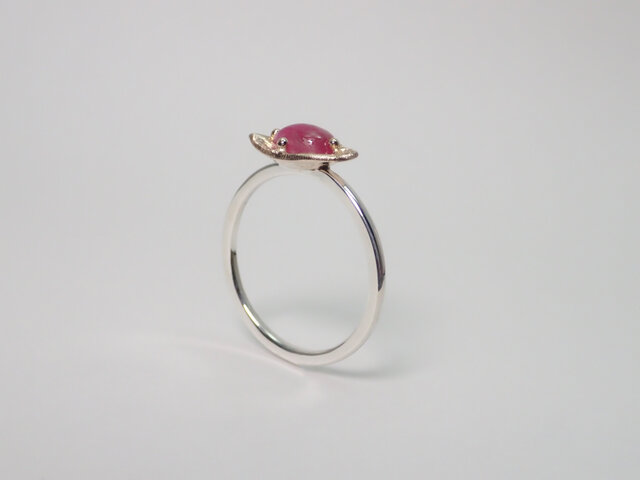 包みリング K10 ルビー （Tsutsumi Ring Ruby) | iichi ハンドメイド・クラフト作品・手仕事品の通販