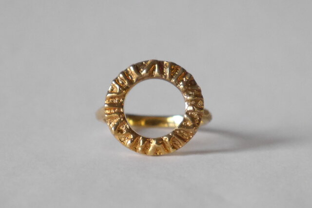 再販★Native circle ring(K22GP) | iichi ハンドメイド・クラフト作品・手仕事品の通販