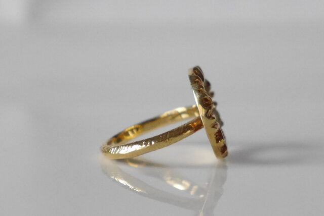 再販★Native circle ring(K22GP) | iichi ハンドメイド・クラフト作品・手仕事品の通販