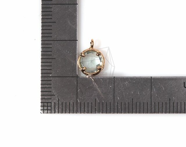 ERG-147-G【2個入り】ガラスピアス,Glass Post Earring(Grey)/ 8mmx10mm | iichi ハンドメイド ...
