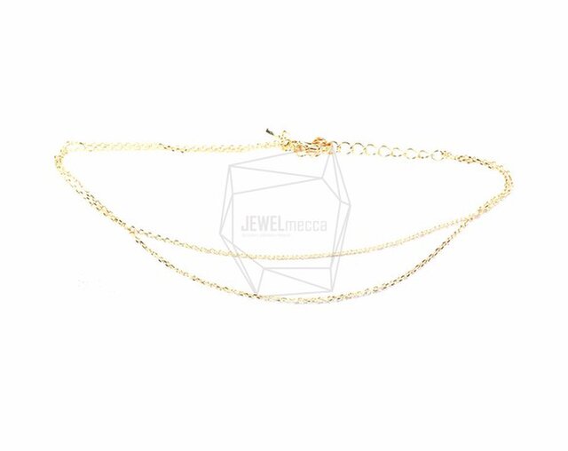 CHN-006-G【4個入り】ダブルアンクレットチェーン,Two Chains Anklet | iichi 日々の暮らしを心地よくするハンドメイドやアンティークのマーケットプレイス