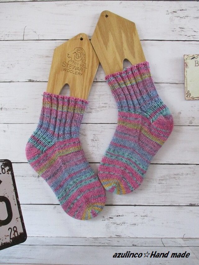 手編みソックス Opal Cotton Premium 9715 | azulinco | ハンドメイド通販 iichi（いいち）