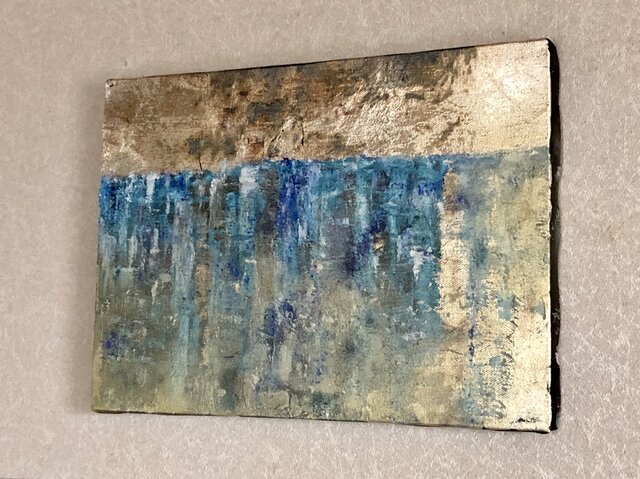 Work 05.07'19 ー The sapphire cliff in the gold fog ー | iichi ハンドメイド・クラフト作品・手仕事品の通販