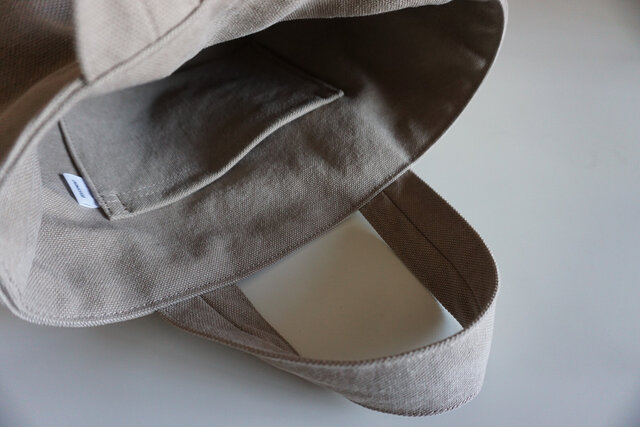 OVALTOTE (M) / mushroom | iichi ハンドメイド・クラフト作品・手仕事品の通販